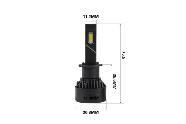 Sijalica H1 LED F3, 4500 Lm, 6500K, DC12 V / 24 V