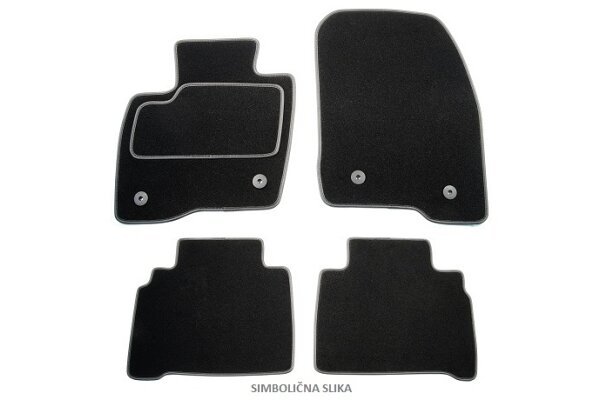 Patosnica za vozilo (tekstil) Dodge Caravan IV 00-07, 7 sedišta, velur, set