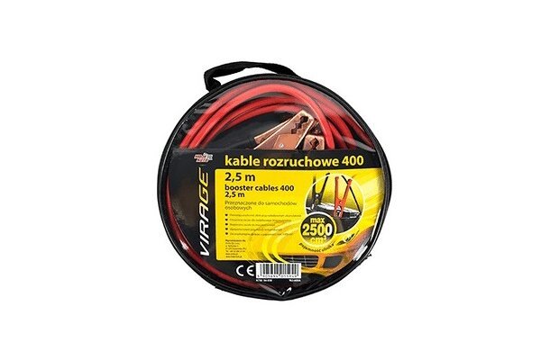 Kablovi za paljenje Moje auto Virage (bakar) 400 A, 2,5 m