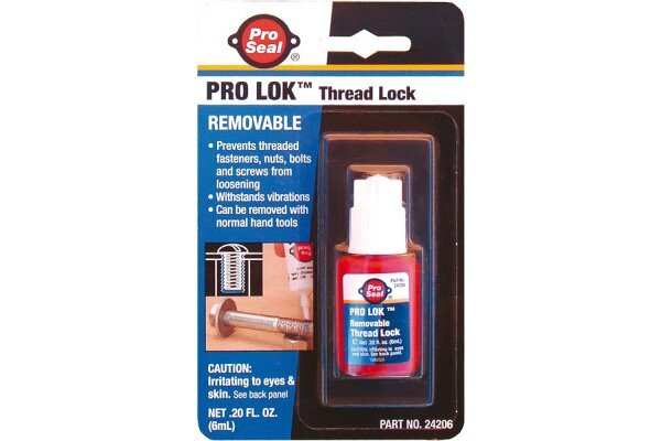 Lepak za vijke Pro-Seal Red Thread 6 ml, odstranjiv