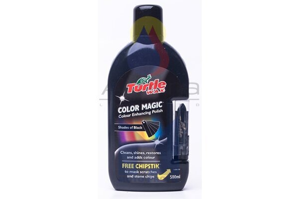 Vosak Turtle Wax Color Magic- SHADES OF BLACK + svinčnik za odstranjevanje prask GRATIS, 500 ml