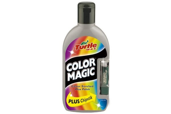 Vosak Turtle Wax Color Magic- SILVER + svinčnik za odstranjevanje prask GRATIS, 500 ml