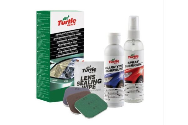 Sredstvo za poliranje farova Turtle Wax, set