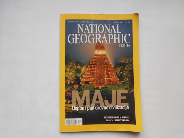 National geographic Srbija br.10 avg 2007. Maje,uspon i