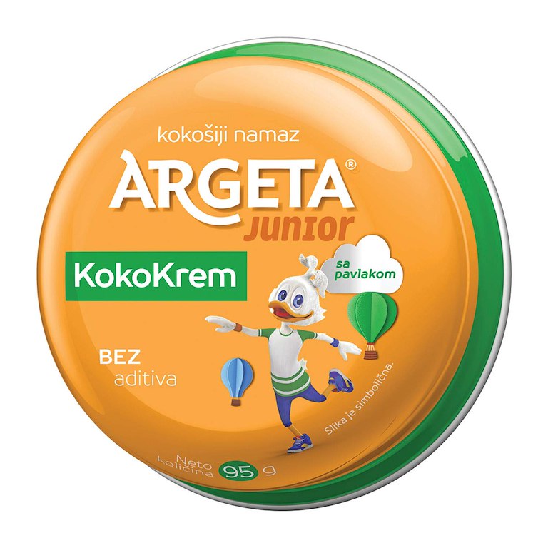 Argeta pašteta junior kokokrem 95g argeta