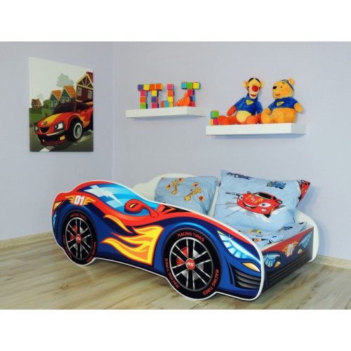 Dečiji krevet Racing Car – Red Blue 140x70cm