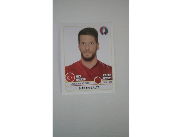 Panini EURO 2016 sličica broj 407