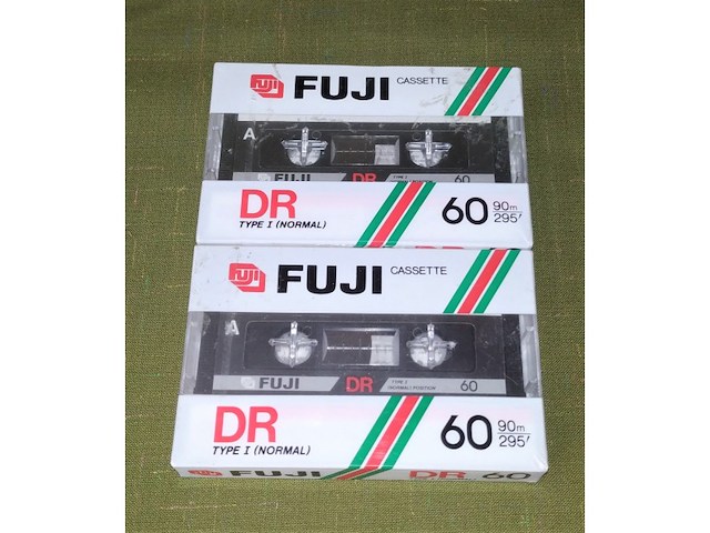 FUJI DR 60 MIN 2 KASETE U CELOFANU