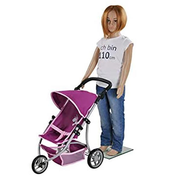 Kolica za lutke Jogger Lio Unicorn ljubičasta Knorr 165726