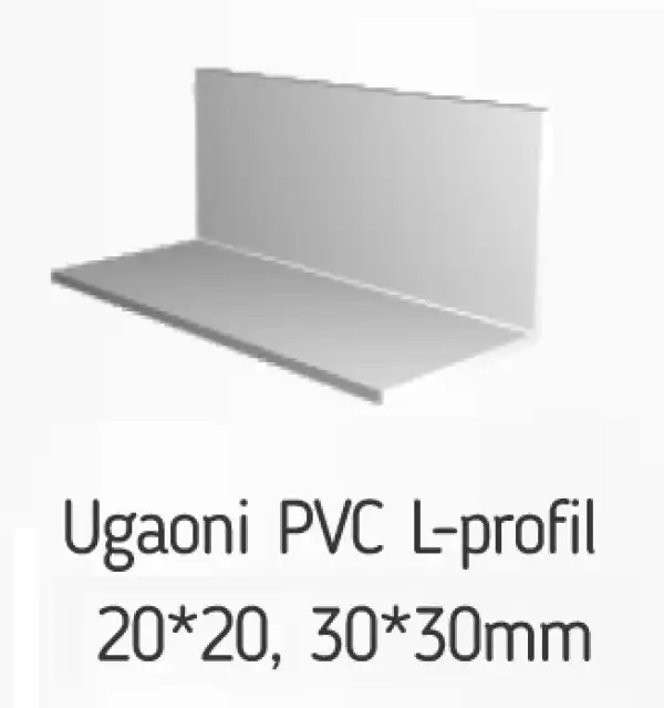 TESA-UG.PVC L-PROFIL 20X20 2.7M-BELI