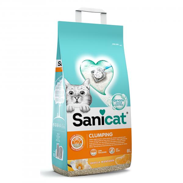 SANICAT Clumping Vanila-Mandarina 8L