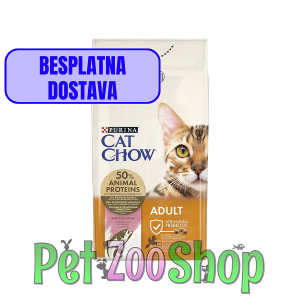 CAT CHOW Hrana za Odrasle Mačke, Losos 15kg
