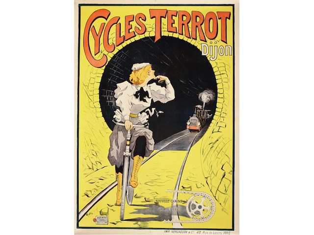 Cycles Terrot Dijon (1900)  reprodukcija A3