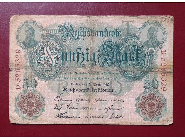 50 MARK 1910 - T