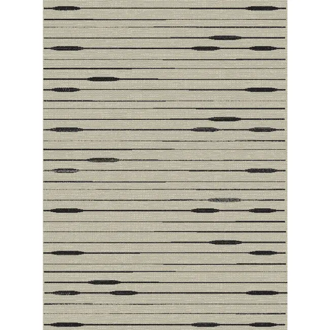 TEPIH SISAL STYLE SREBRNO/CRNI 160X230CM