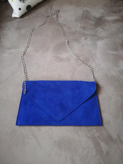 Plava pismo torbica