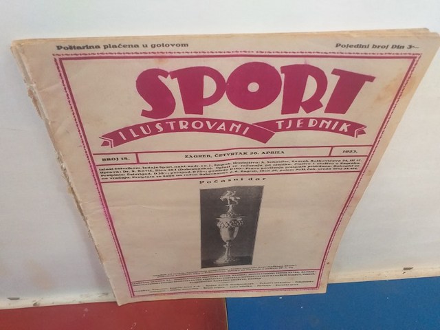 SPORT ILUSTROVANI TJEDNIK 1923 - apr. BR.18