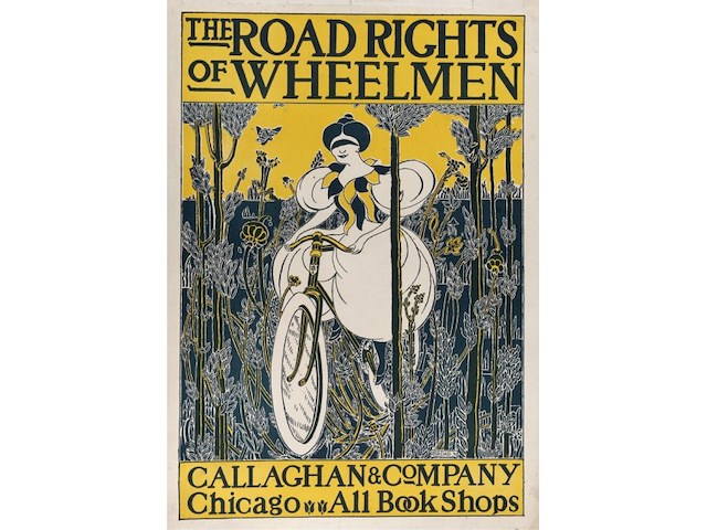The Road Rights of Wheelmen (1895) reprodukcija A3