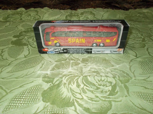 Dickie Die Cast World Team Bus FIFA World Cup-Spain