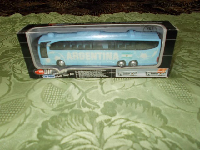 Dickie Die Cast World Team Bus FIFA World Cup-Argentina