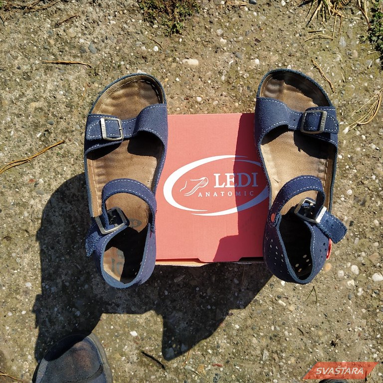 Plave sandale za devojčice