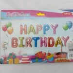 Prodavnica - Baloni u obliku slova ”Happy birthday” sa helijumom