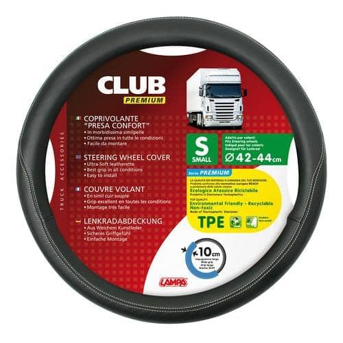 Obloga za volan S 42/44 cm. crna Club – Lampa 98845