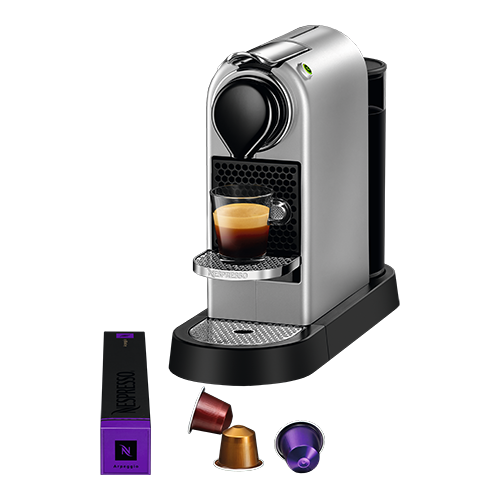 NESPRESSO Aparat za espresso kafu Citiz Mch Silver, C113-EUSINE2-S + Poklon: Nespresso KOD vred. 3.000 RSD