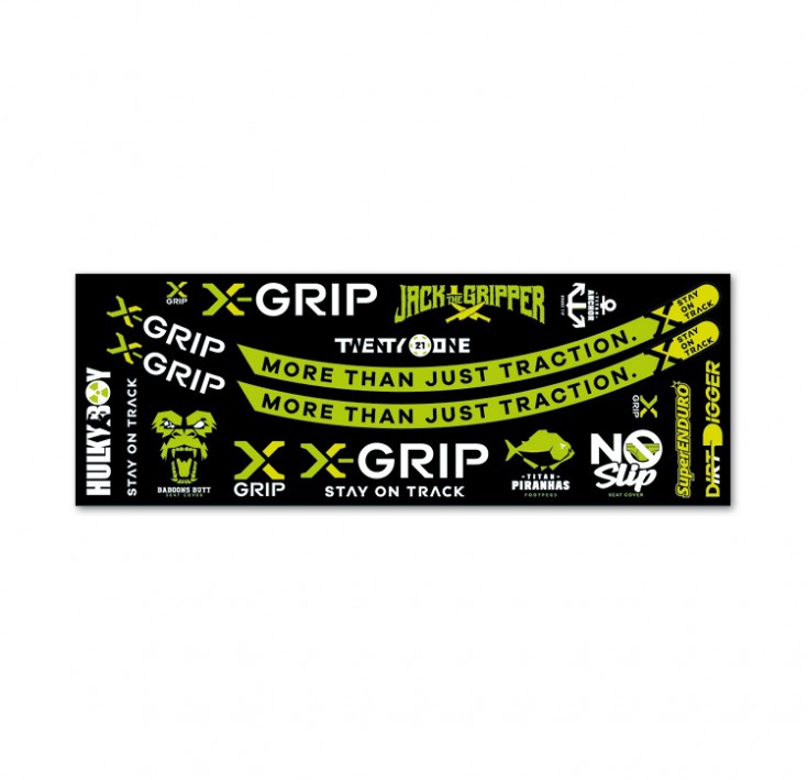 NALEPNICA X-GRIP STICKER KIT