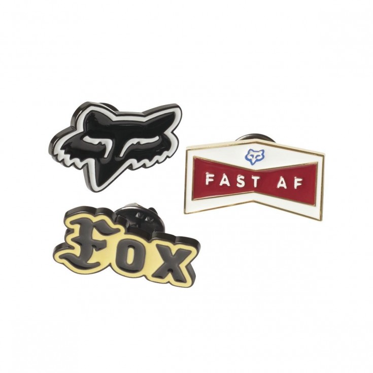 NALEPNICA GIRL FOX PIN PACK FLAT TRACK