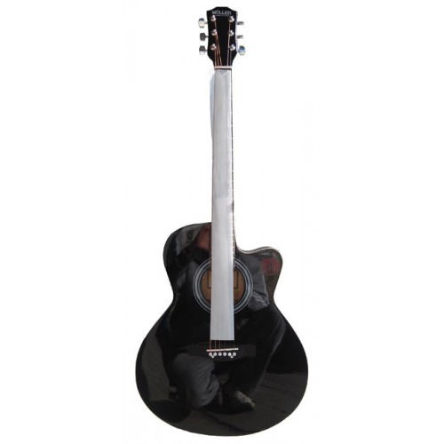 Akustična gitara sa aktivnom elektronikom Moller Black