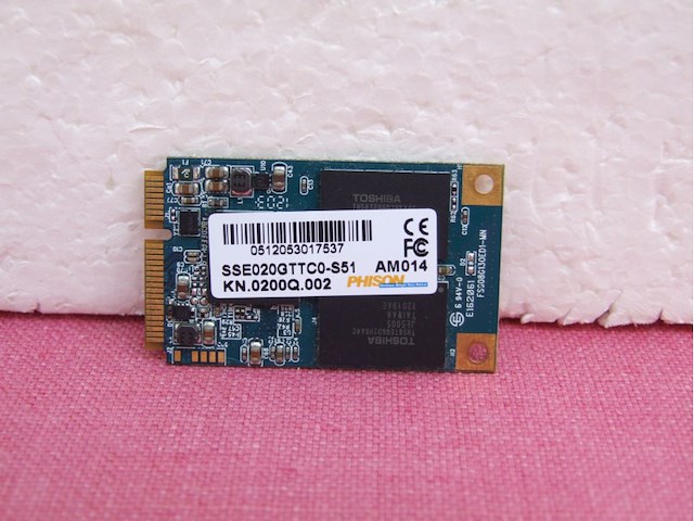 Phison 20GB M-Sata SSD Nand Flash Disk + GARANCIJA!