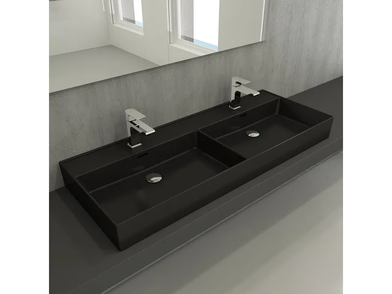 BOCCHI MILANO LAVABO 120CM - CRNI MAT 1393-004-0126