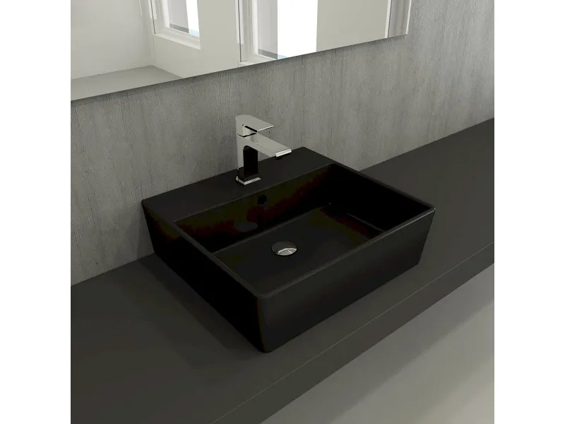 BOCCHI MILANO LAVABO 50CM - CRNO MAT 1216-004-0126