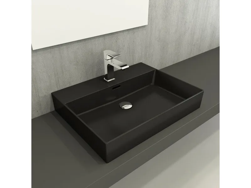 BOCCHI MILANO LAVABO 60CM - CRNO MAT 1376-004-0126