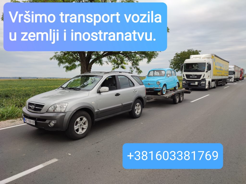 Prevoz vozila, slep sluzba Novi Sad