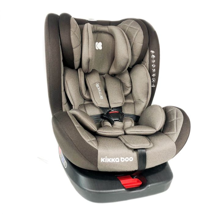 Kikka Boo Autosedište 0-1-2-3 (0-36 kg) ARMADILLO ISOFIX beige