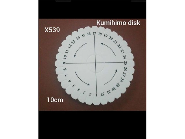 #*X539-Kumihimo disk ,okrugli