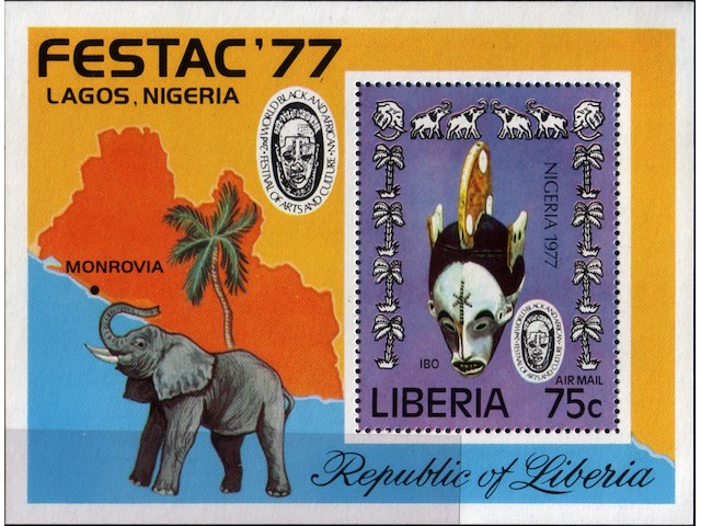 kt426v  20.jan1977  Liberia  MiBl84-1024 **