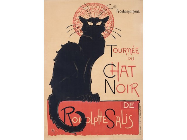 Théophile A. Steinlen/Teofil Stejnlejn - Crna mačka