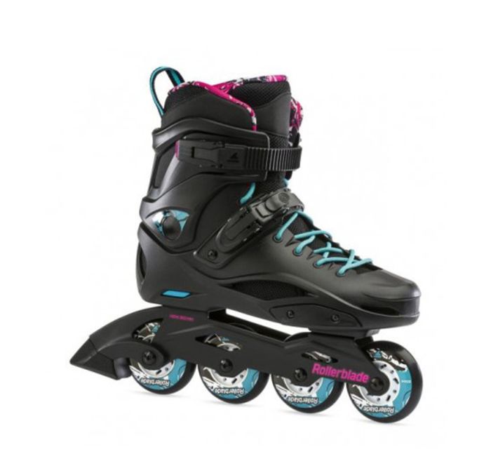 ROLERI ROLLERBLADE ŽENSKI CRUISER black-aqua