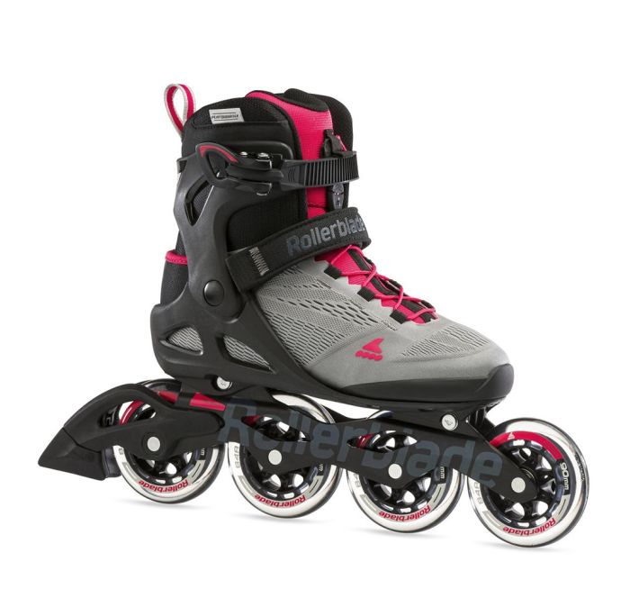 ROLERI ROLLERBLADE ŽENSKI MACROBLADE 90 neutral grey-paradise pink