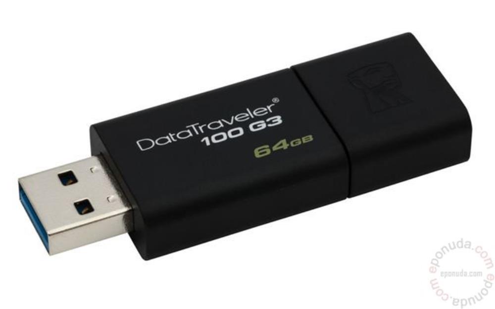 KINGSTON DataTraveler 100 Generation 3 USB 3.0 flash DT100G3-64GB