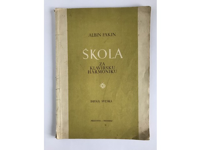 Albin Fakin - Škola za klavirsku harmoniku