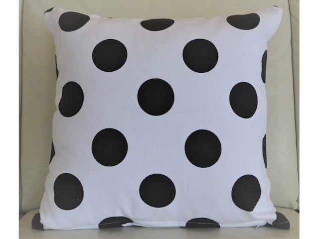 Jastučnica Polka black 40x40