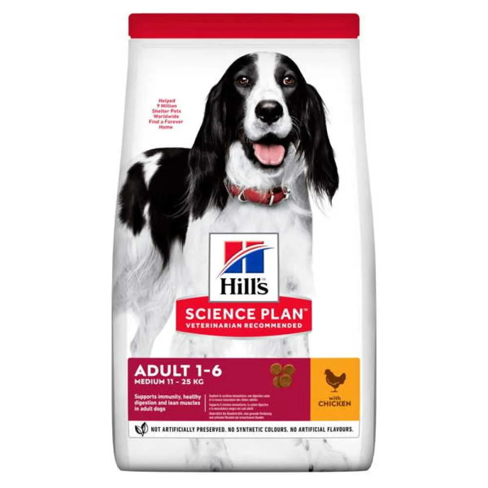 Hill's Science Plan hrana za pse Medium Adult Piletina 2.5kg
