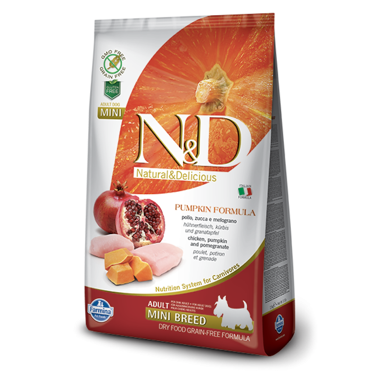 N&D Bundeva hrana za pse - Piletina i Nar (Adult, Mini) 2.5kg