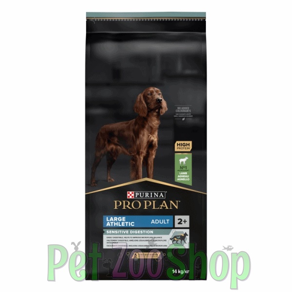 PRO PLAN Dog Large Athletic Adult Sensitive Digestion, Jagnjetina 14kg Besplatna Dostava