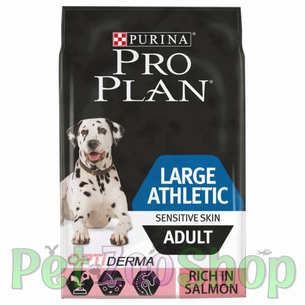 PRO PLAN Dog Large Athletic Adult Sensitive Skin, Losos 14 kg