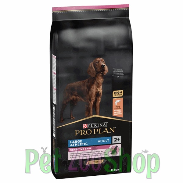 PRO PLAN Dog Large Athletic Adult Sensitive Skin, Losos 14 kg